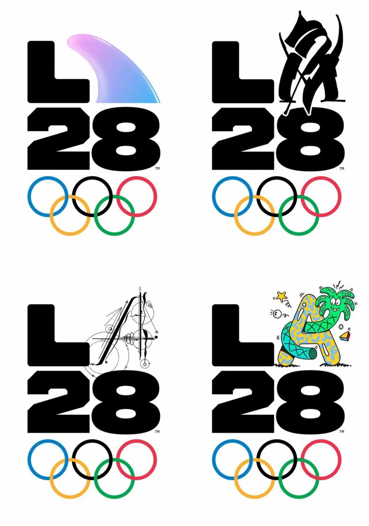 【2028 洛杉磯奧運】全新奧運 Logo 登場：攜手「怪奇比莉」創作，高達 35 種「LA 28」圖案搶先曝光！ | Bella.tw儂儂